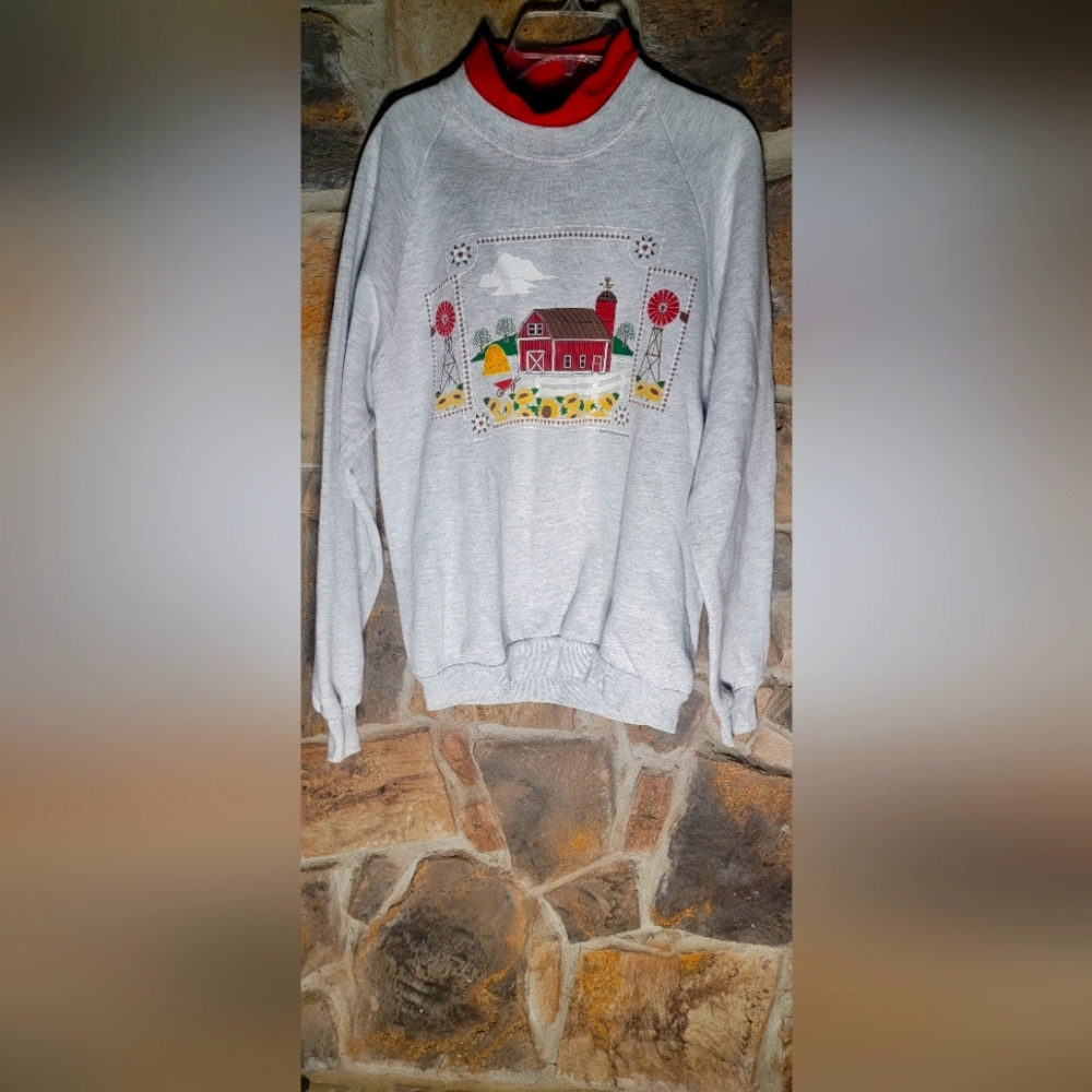 1993 Endless Designs Farm Pullover Sweater - Gem